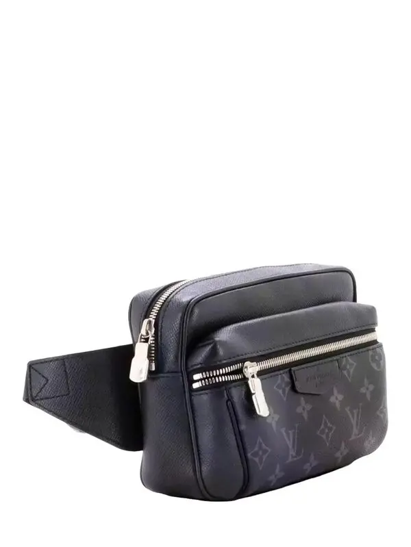 LOUIS VUITTON Outdoor Bumbag Monogram Taigarama - Black