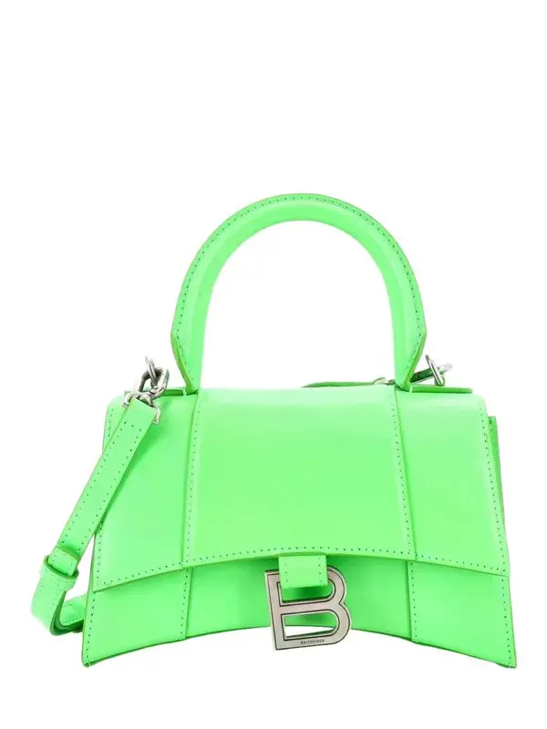 Balenciaga Hourglass Xs Top Handle Crossbody Bag - Green