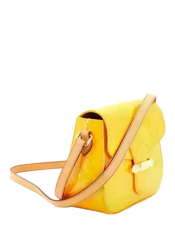 LOUIS VUITTON Bellflower Monogram Vernis Pm Crossbody Bag - Yellow