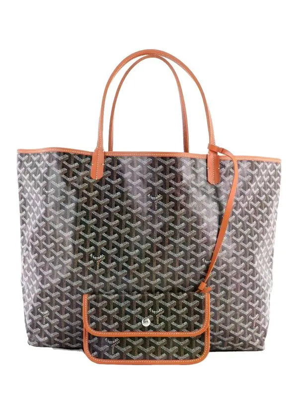 Goyard Saint Louis Coated Canvas Gm Tote Bag - Brown