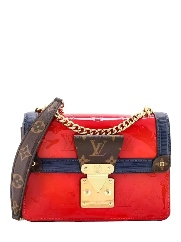 LOUIS VUITTON Wynwood Handbag Monogram Vernis With Monogram Canvas And Epi Leather - Blue