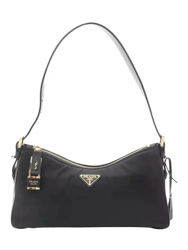 Prada Tessuto Shoulder Bag - Black