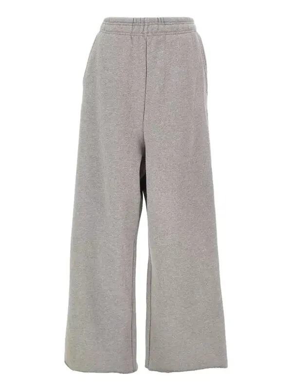 ENTIRE STUDIOS Elasticated Wide Leg Trousers - Grey