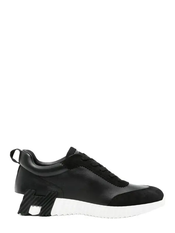 Hermès Bouncing Leather Sneakers - Black