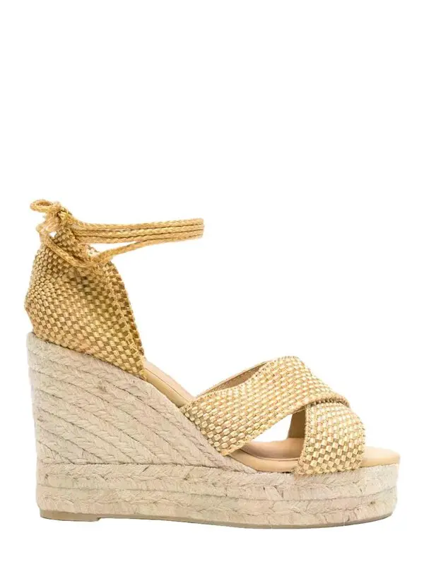 CastaÑer Becca Heeled Espadrilles - Yellow
