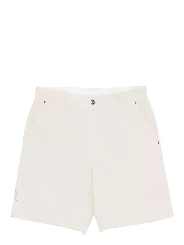 AMARANTO Embroidery Shorts - Neutrals