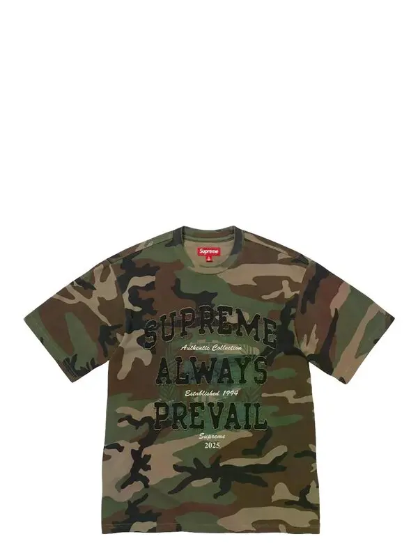 Supreme Camouflage Short-sleeve T-shirt - Green