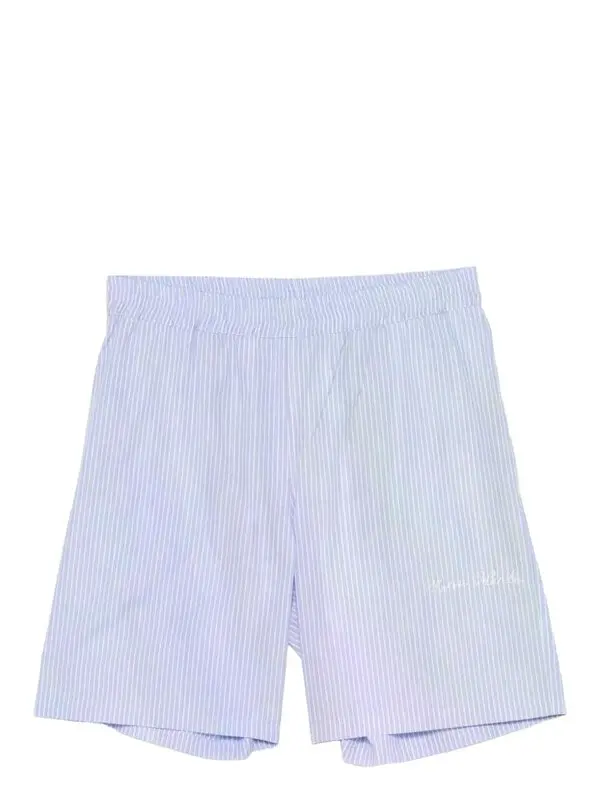 CHATEAU ORLANDO Logo-embroidered Shorts - Blue