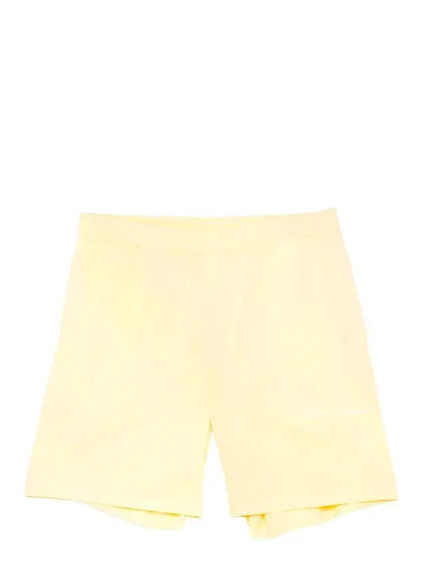CHATEAU ORLANDO Logo-embroidered Shorts - Yellow