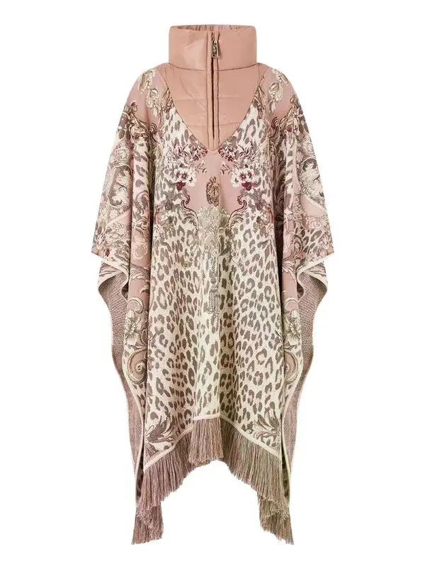 Camilla Aranjuez Animalia Quilted Poncho - Pink