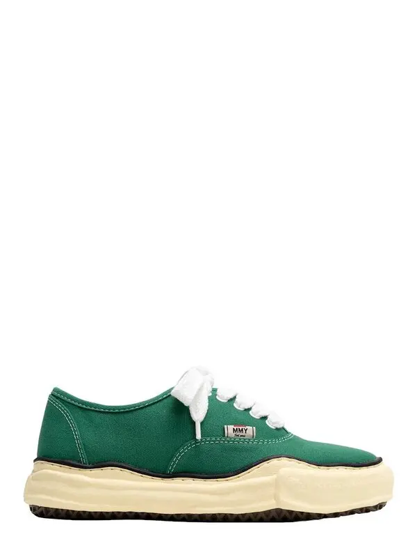 Mihara Yasuhiro Baker Og Sole Cavas Low Sneakers - Cl Green