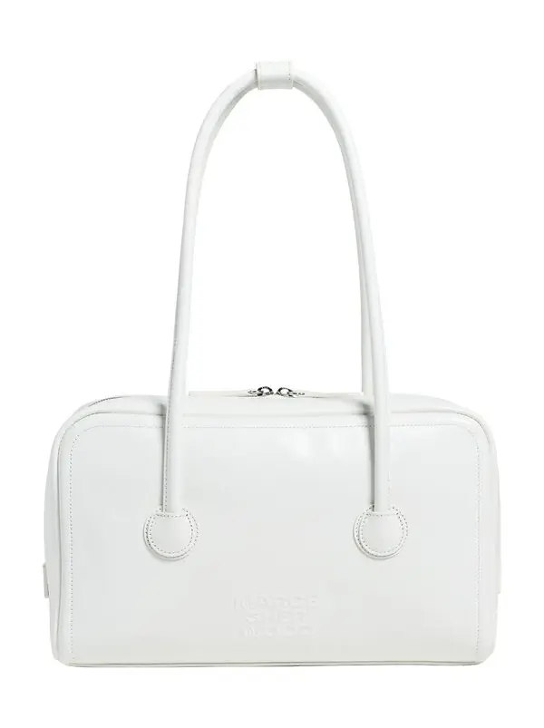 MARGESHERWOOD Soft Boston Bag - White Crinkle
