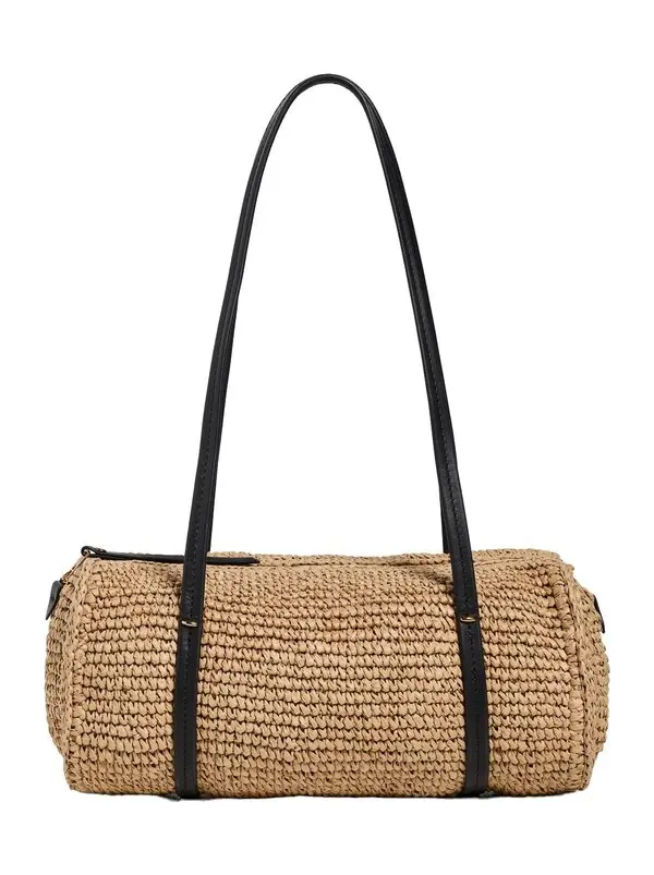 Madewell Raffia Shoulder Bag - Natural Multi