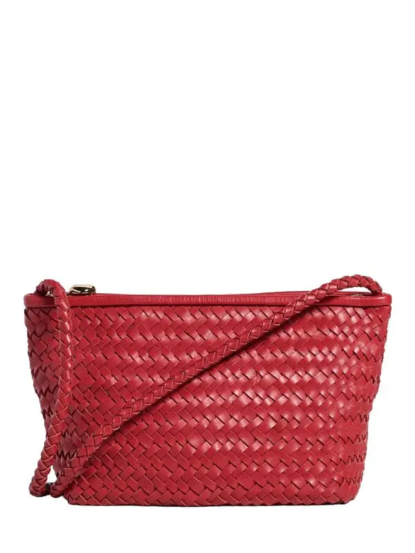 Madewell Woven Crossbody Bag - Scarlet