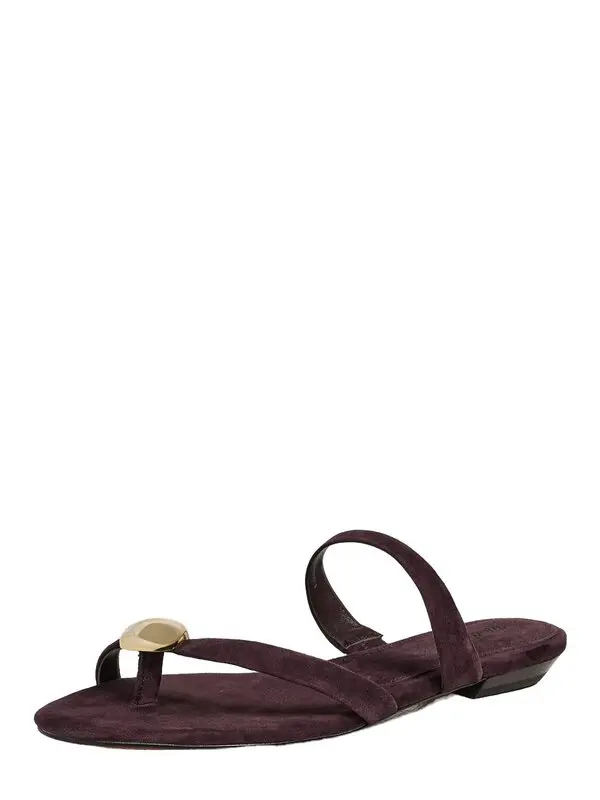 Madewell Cera Thong Sandals - Espresso Bean