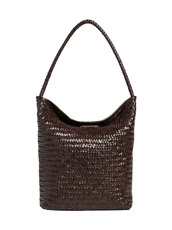 Madewell Woven Bucket Bag - Coffee Bean