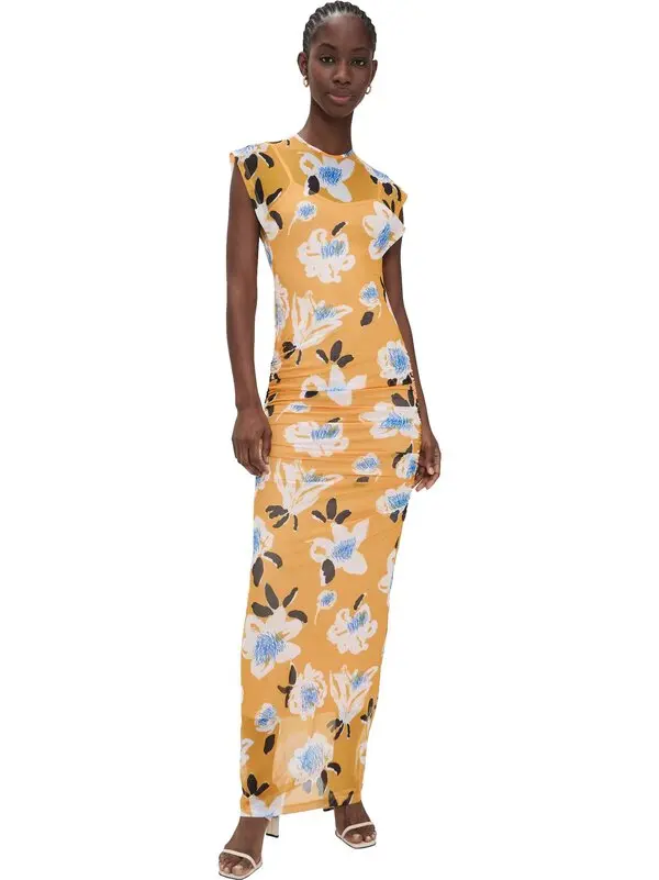 DE LORETA Melodi Maxi Dress - Peonia Yellow