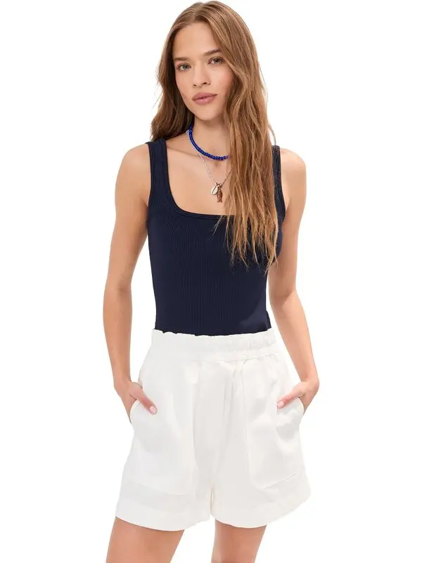 LE BOP Lucie Ringer Tank - Navy