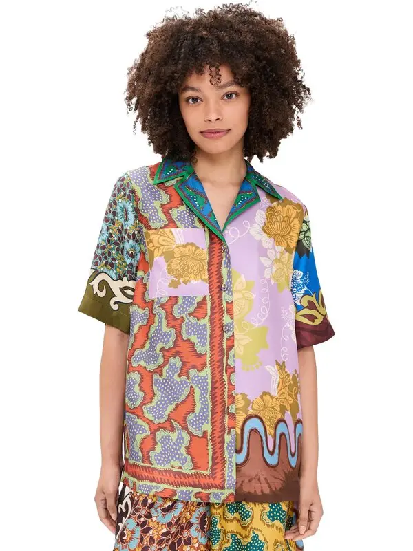 ALEMAIS Arnie Silk Shirt - Multi