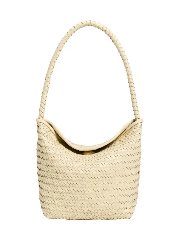 Madewell The Handwoven Shoulder Bag - Pale Pineapple