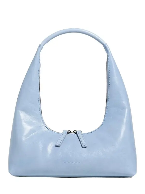 MARGESHERWOOD Hobo Shoulder Bag - Blue Semi Vegetable