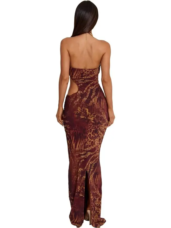 OUTCAST Adela Rayella Maxi Dress - Print