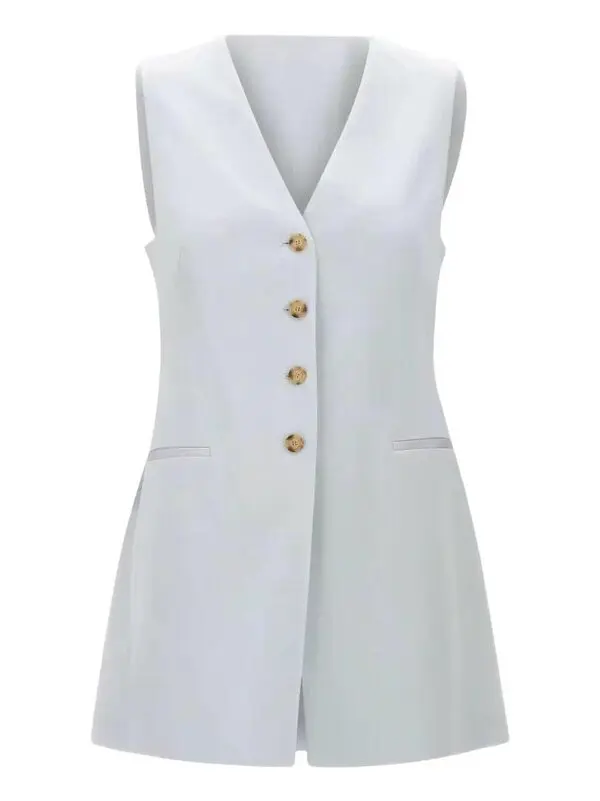 BOSS Buttoned Waistcoat - Blue