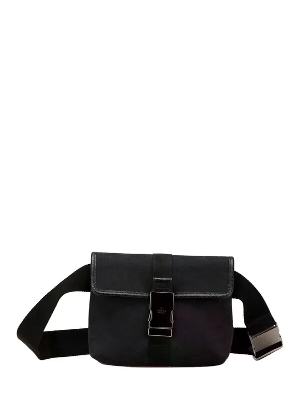 Gucci Gg Canvas Belt Bag - Black