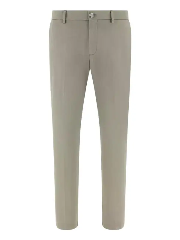 Boggi Milano Straight Trousers - Green