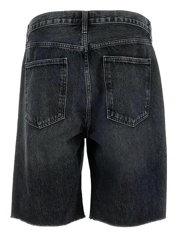 AGOLDE Anson Buttoned Shorts - Black