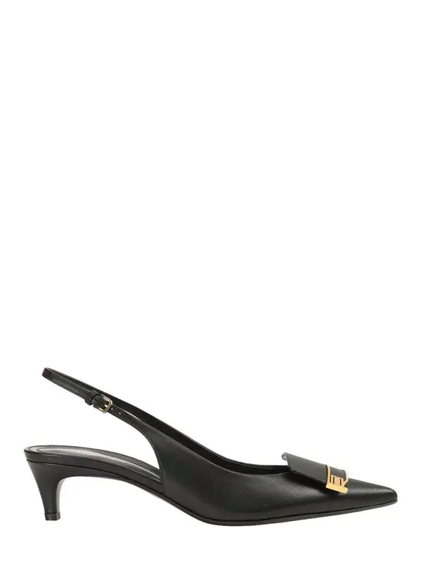 SERGIO ROSSI Evolv Leather Pumps - Black