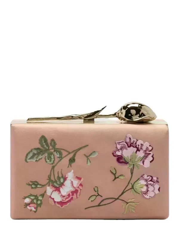 Erdem Bloom Minaudière Clutch - Pink
