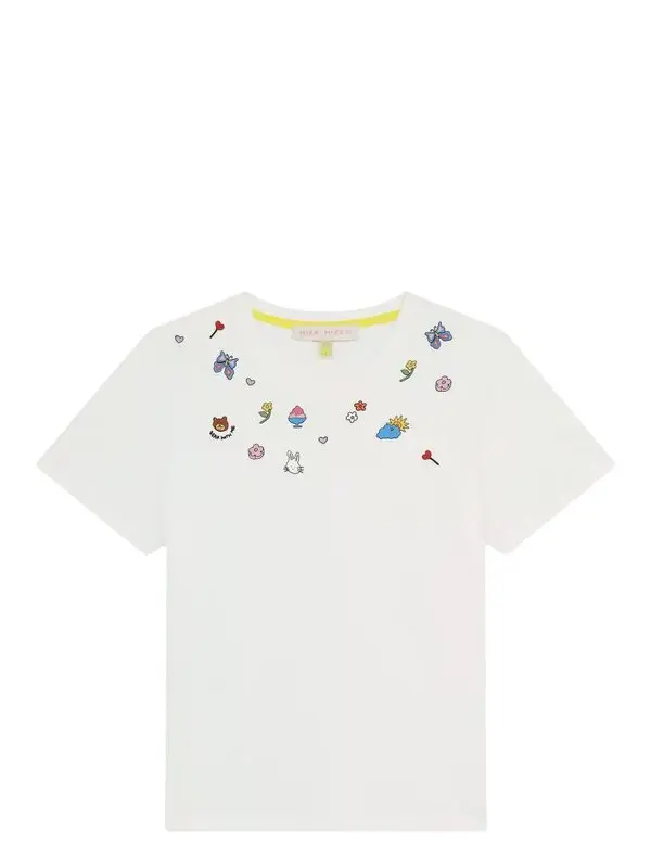 Mira Mikati Appliqué T-shirt - White
