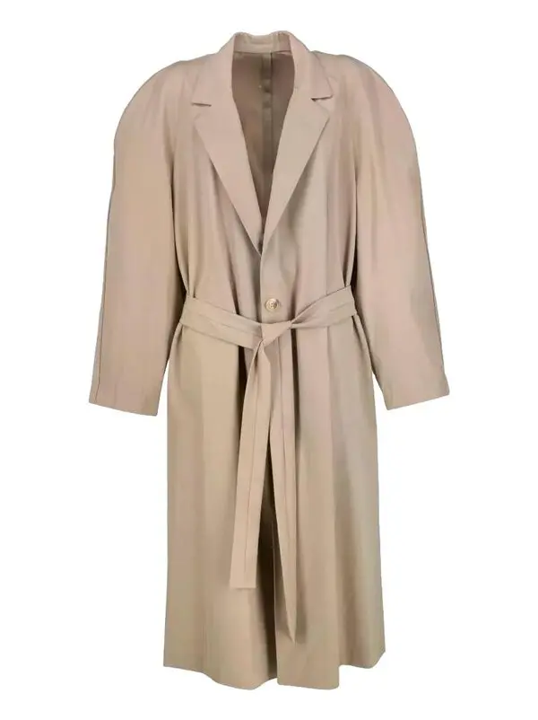 Kiton Belted Coat - Neutrals