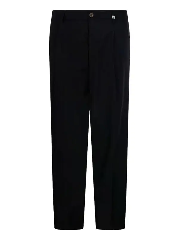 MYTHS Button Pleated Trousers - Black