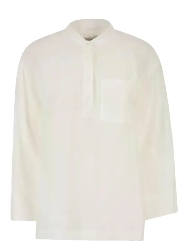 Max Mara Pocket Linen Shirt - White