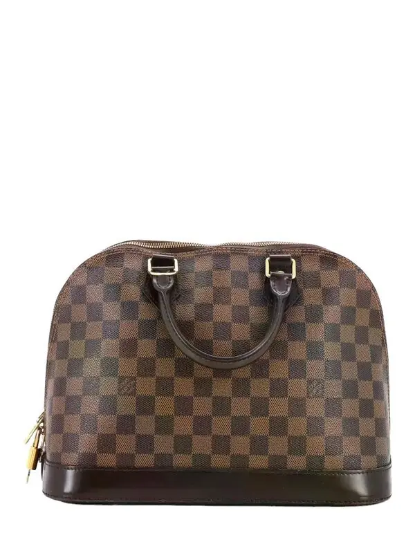 LOUIS VUITTON Alma Handbag Damier Pm Satchel - Brown