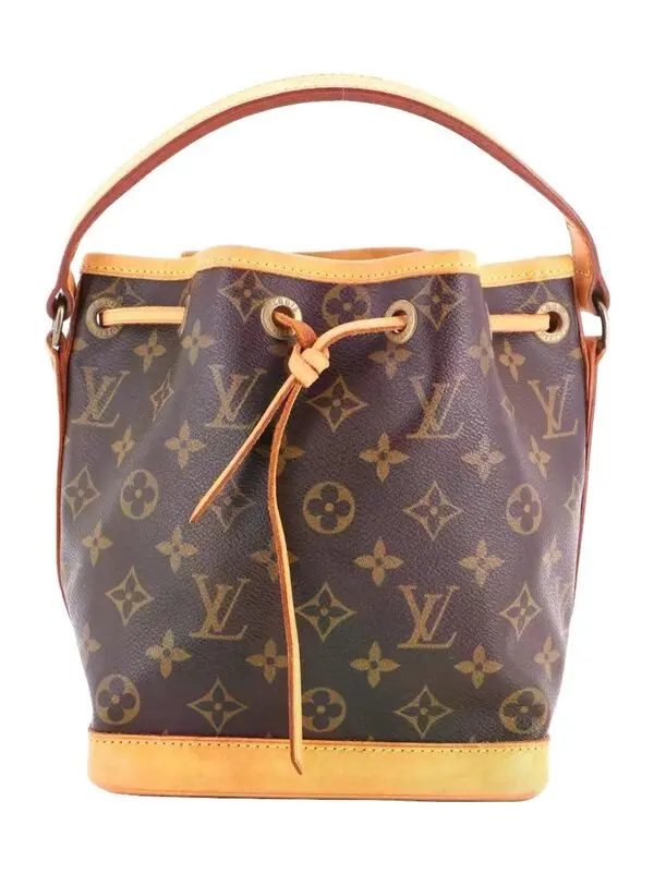 LOUIS VUITTON Noe Monogram Mini Bucket Bag - Brown