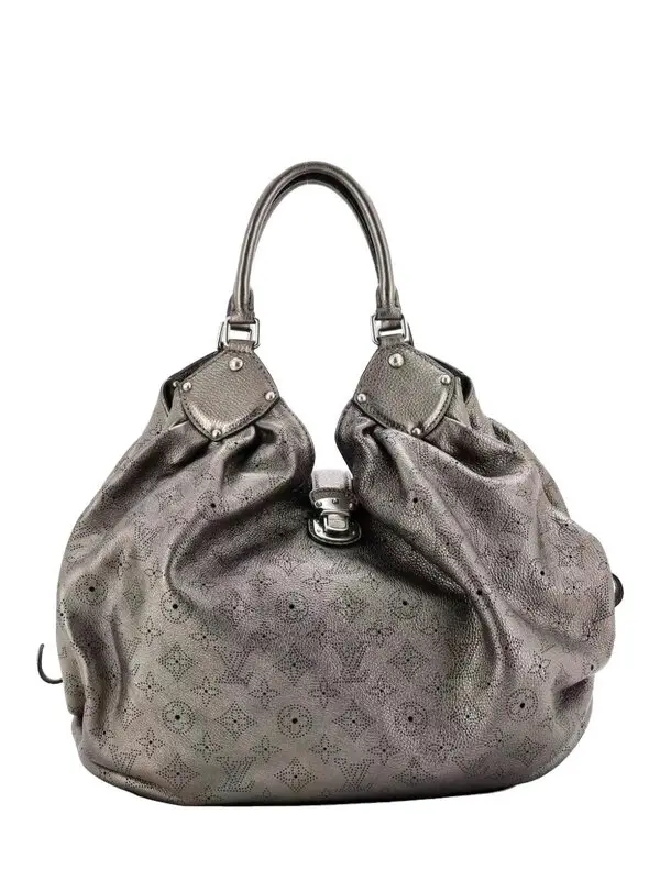 LOUIS VUITTON Xl Mahina Leather Hobo Bag - Metallic