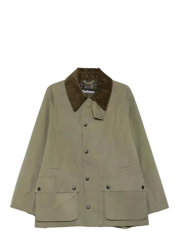 Barbour Corduroy-collar Jacket - Green