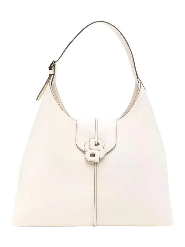 BOSS Logo-plaque Shoulder Bag - Neutrals