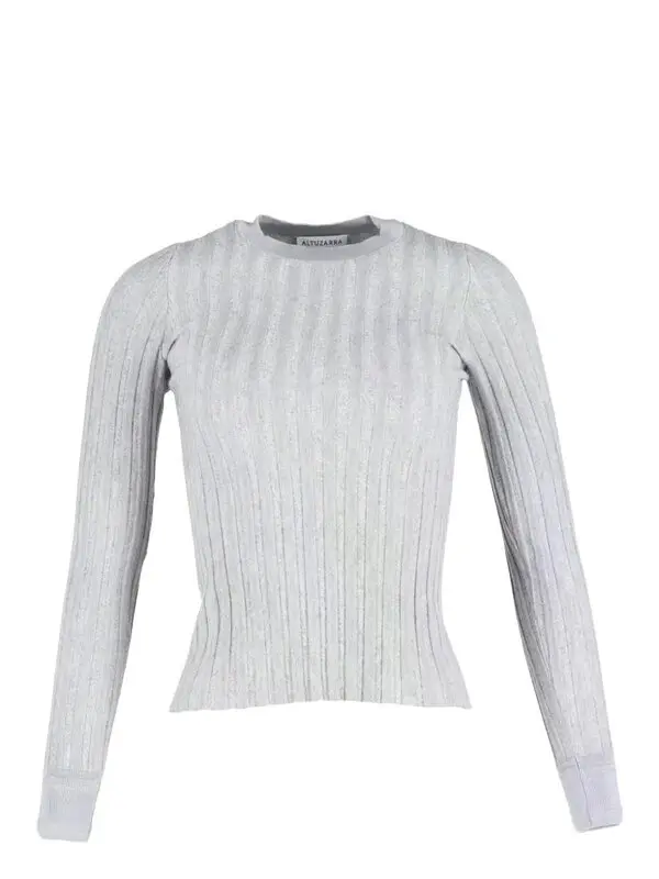 Altuzarra Ribbed Long-sleeve Sweater - Grey