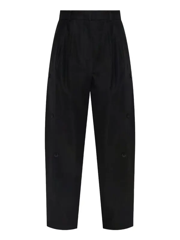 Max Mara Pleat-detail Trousers - Black