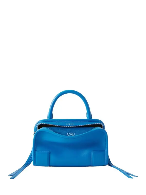 Loewe Amazona 180 Mini Leather Shoulder Bag - Blue