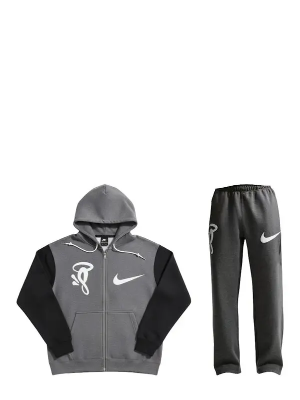 Nike X Syna Solo Swoosh Fleece Sweatsuit - Grey