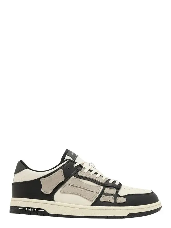 Amiri Skel Top Low - Black/alabaster
