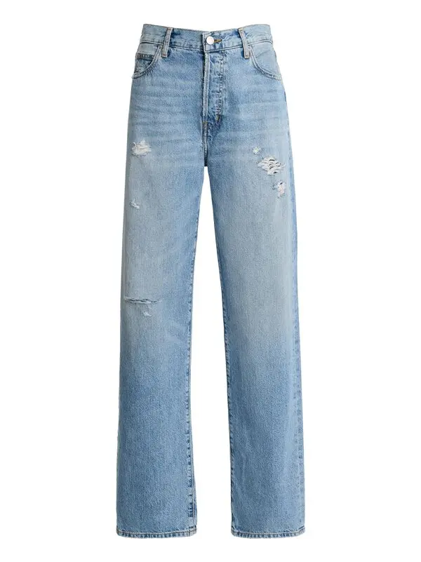 Eterne Saint Rigid Boyfriend Jeans - Light Wash