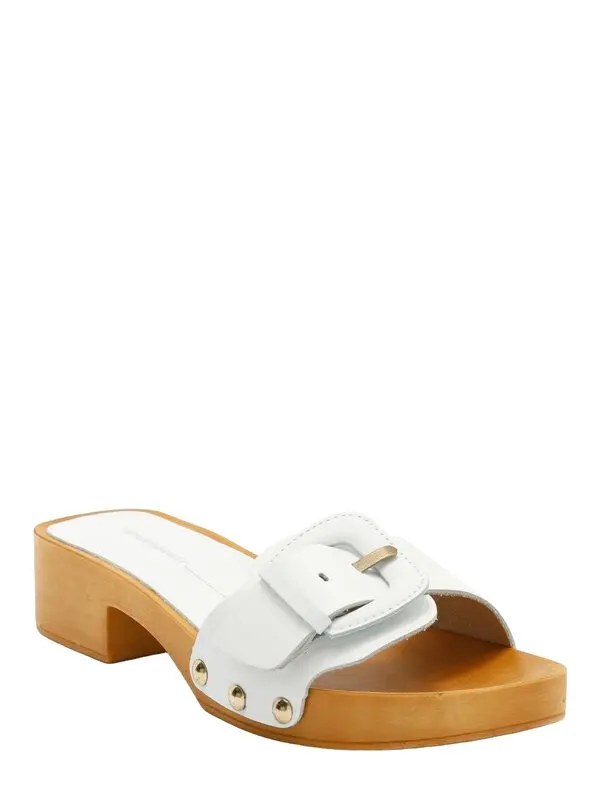 Intentionally Blank Mar Clog Sandal - White