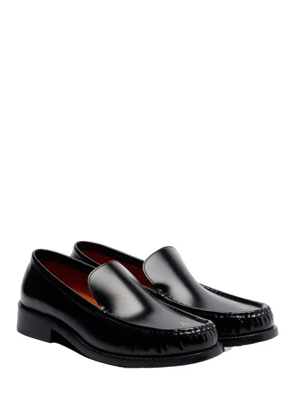 Acne Studios Leather Loafers - Black