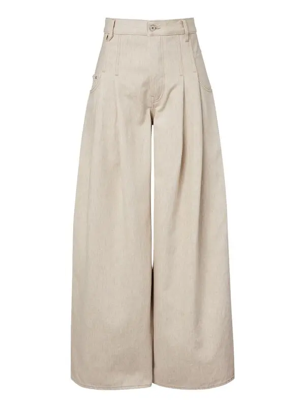 Jacquemus Souro Wide-leg Jeans - Beige